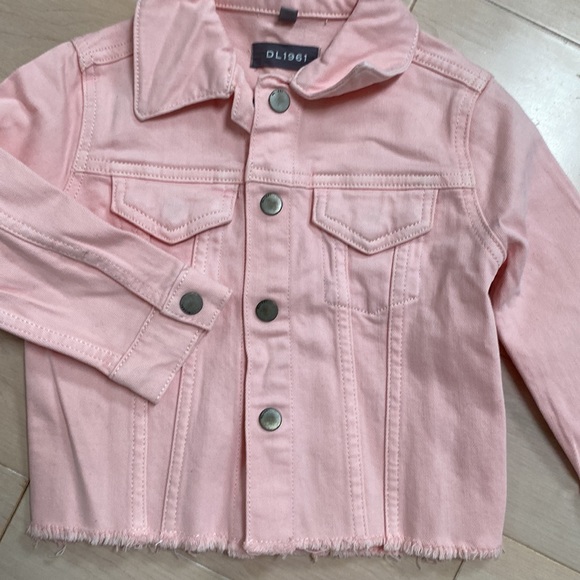 DL1961 | Jackets & Coats | Dl961 Girls Denim Stretch Raw Trim Jean ...